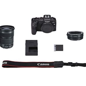 CANON DIGITAL CAMERA EOS RP BODY + CANON MOUNT ADAPTER EF-EOS R + EF 24-105mm f/3.5-5.6 IS STM KIT (Renewed)