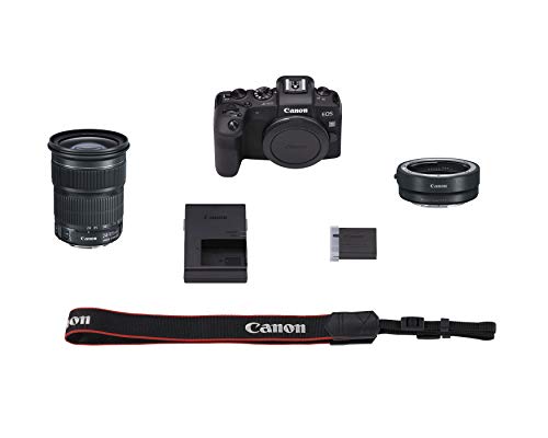 CANON DIGITAL CAMERA EOS RP BODY + CANON MOUNT ADAPTER EF-EOS R + EF 24-105mm f/3.5-5.6 IS STM KIT (Renewed)