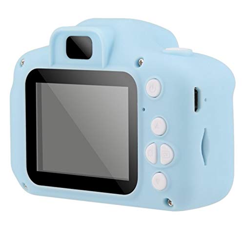 Vereinen Digital Camera,2 inch HD 1080P Christmas Birthday Gifts Mini Camera Rechargeable for 3 4 5 6 7 8 Year Old Girl (Blue)