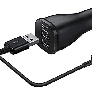 Samsung Adaptive Fast Charging Dual-Port Car Charger, LaoFas USB Rapid Car Charger with Type C Cable 5ft Compatible Samsung Galaxy S10+/S10e/S10/S9/S9 Plus/S8/S8 Plus/S8 Active/Note10 and More