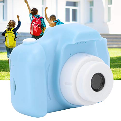 X2 Multifunctional Childrens Digital Camera, Photo Video Mini Camera with Memory Card Gift for Children(Blue 32GB)