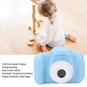 X2 Multifunctional Childrens Digital Camera, Photo Video Mini Camera with Memory Card Gift for Children(Blue 32GB)