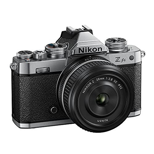 Nikon Z fc DX-Format Mirrorless Camera Body w/NIKKOR Z 28mm f/2.8 (SE) (International Model)