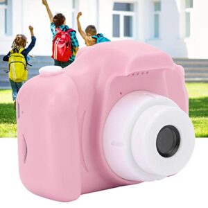 X2 Multifunctional Childrens Digital Camera, Photo Video Mini Camera with Memory Card Gift for Children(Pink 32GB)