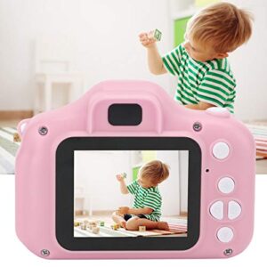 X2 Multifunctional Childrens Digital Camera, Photo Video Mini Camera with Memory Card Gift for Children(Pink 32GB)