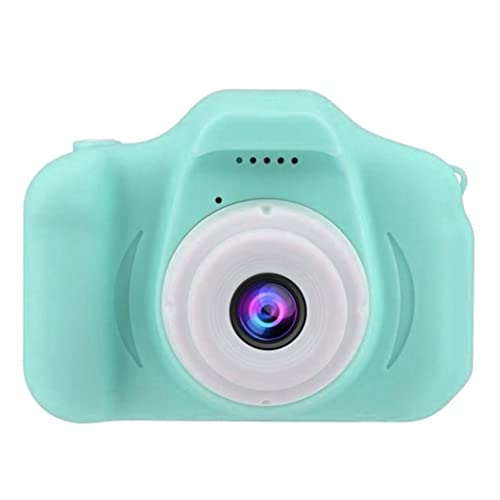 HD 1080P Digital Camera for Kids - 2.0 LCD Mini Camera Children's Sports Camera - Digital Rechargeable Cameras Toddler Educational Toys - Mini HD Kids Sports Camera for Birthday Festival Gifts (Green)