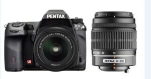 pentax k-5 ii 16.3 mp dslr with 18-55mm dal and 50-200 dal lens kit (black)