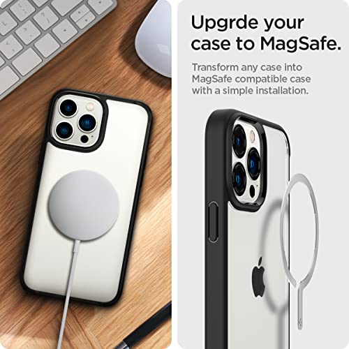 Spigen OneTap Ring Adapter for Mag Safe-Compatibility with EZ-Fit Kit [Add Mag Safe Compatibility to Non-Mag Safe Case ] - 1 Pack - Silver