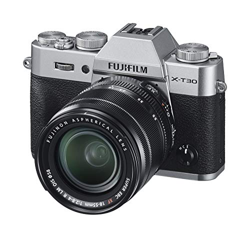 Fujifilm X-T30 Mirrorless Digital Camera w/XF18-55mm Kit - Silver