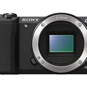 Sony a5100 Mirrorless Digital Camera with 3-Inch Flip Up LCD - Body Only (Black)