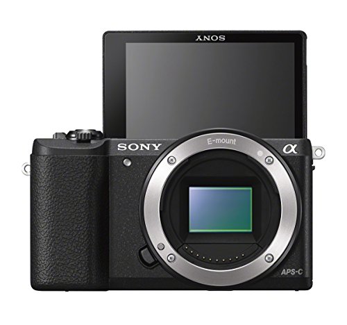 Sony a5100 Mirrorless Digital Camera with 3-Inch Flip Up LCD - Body Only (Black)