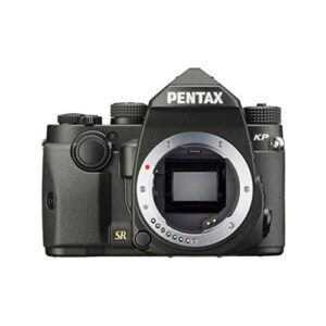 pentax kp body compact weatherproof dslr camera, silver, 16038