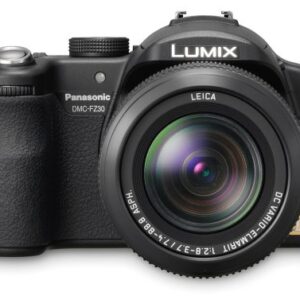 Panasonic Lumix DMC-FZ30K 8MP Digital Camera with 12x Image Stabilized Optical Zoom (Black) (OLD MODEL)