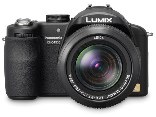 Panasonic Lumix DMC-FZ30K 8MP Digital Camera with 12x Image Stabilized Optical Zoom (Black) (OLD MODEL)