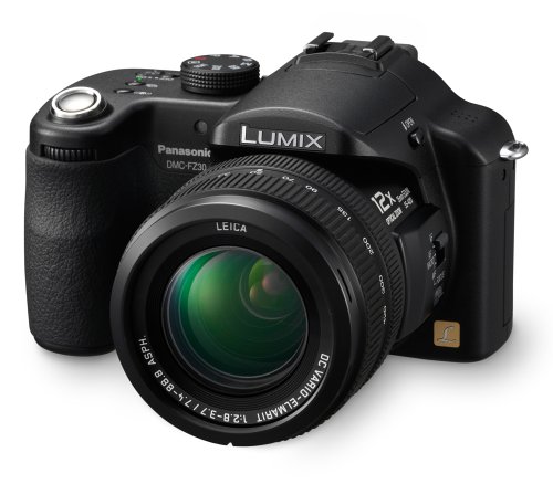 Panasonic Lumix DMC-FZ30K 8MP Digital Camera with 12x Image Stabilized Optical Zoom (Black) (OLD MODEL)