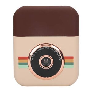 kuidamos children print camera, children digital camera 1500 mah high capacity battery ips color screen mini picture rich layered for children toy