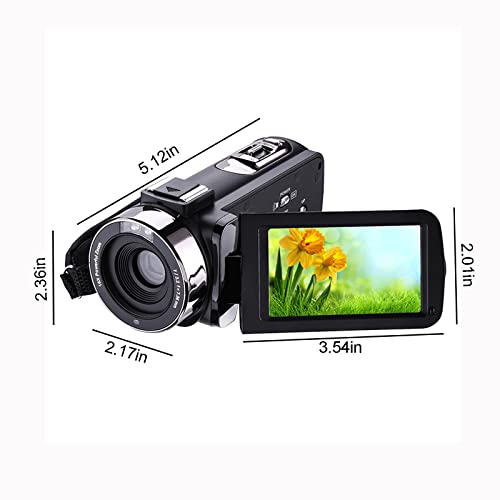 Ultra Hd Digital Video Camera 30 Million Megapixel 3.0-inch 270 ° Reversible IPS Touch-Control Screen Dv 16 Times Digital Zoom Double Intelligent Anti-Shake with Remote Control