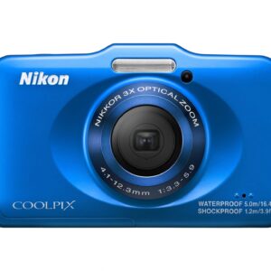 Nikon COOLPIX S31 10.1 MP Waterproof Digital Camera with 720p HD Video (Blue) (OLD MODEL)