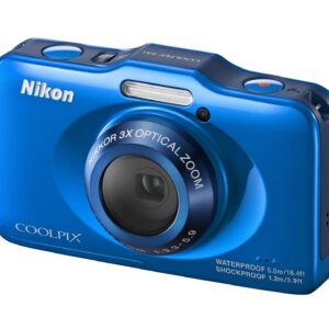 Nikon COOLPIX S31 10.1 MP Waterproof Digital Camera with 720p HD Video (Blue) (OLD MODEL)