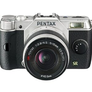 Pentax Q7 12.4MP Mirrorless Digital Camera with 02 Standard Zoom 5-15mm f2.8-4.5 Lens (Silver)