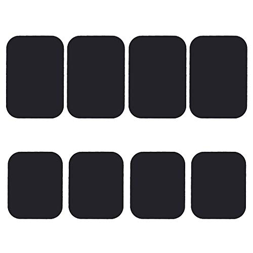 Best Tek Mount Metal Plate, Phone Magnet Sticker, Metal Plate for Magnetic Mount 8 Pack