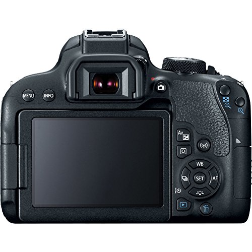 Canon EOS Rebel 800D / T7i DSLR Camera (Body Only) + 64GB Memory Card + Case + Corel Photo Software + LPE17 Battery + Card Reader + Flex Tripod + HDMI Cable + More (Renewed)