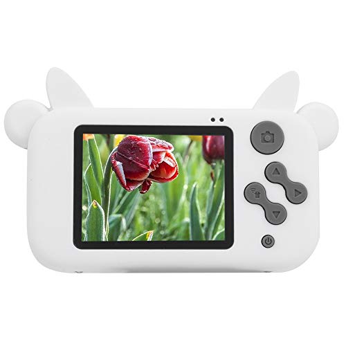 Children Camera,Mini 2.0 Inch Cow Cartoon Childrens Camera,Digital DV Child Camera with 15 Cartoon Photo Frame,9 Special Effects,Support Games,Gift for Girls/Boys (Brown)