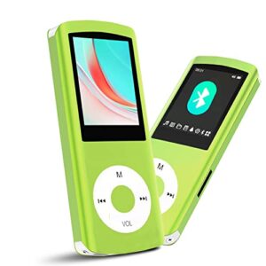 mp3 player, hotechs hifi 32gb music player with bluetooth 5.0, with voice recorder/video/photo viewer/e-book/fm radio