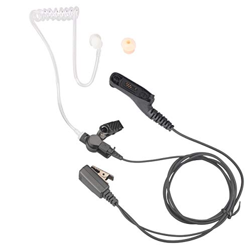 Kymate XPR7550E XPR7350 Noise Reduction Earpiece with Mic for Motorola Radio XPR7580 XPR7550 APX7000 APX6000 APX8000 XPR6550 DGP8050 DGP8550 XPR6350 Two Way Radio Acoustic Tube Surveillance Headest