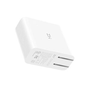 ZMI zPower 3-Port Travel Charger with 25W PPS Support: 45W USB-C PD and 18W-Split Dual USB-A Wall Charger (White) [Note: This is Not a 45W PPS Charger for Galaxy Note10+]