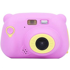 kids camera,1080p 12mp hd wifi dual lens digital camera,1200w high definition front and rear camera, wifi sharing,support 64gb tf card, choice for kids 3-10 years old kids(pink)