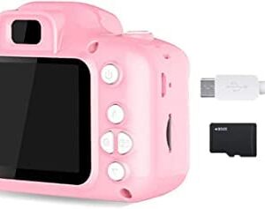 Pink Children's Toy Digital Camera 1080P Children's Video Recording Support 32G Memory Card