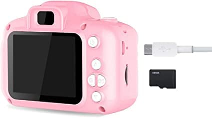 Pink Children's Toy Digital Camera 1080P Children's Video Recording Support 32G Memory Card