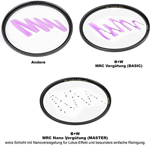 B+W 49mm Master UV Haze MRC Nano 010M Glass Filter