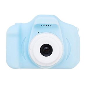 2mp 1080p hd 2.0 inch screen rechargeable mini children kids camera (blue)