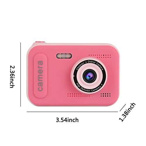 20 MP HD SLR Camera -High-Definition Front and Rear Dual-Camera Children's Camera,Take Photos and Videos, Listen to Music and Play Small Games, Children's Gift (Pink)