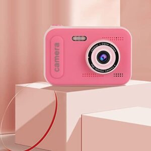 20 MP HD SLR Camera -High-Definition Front and Rear Dual-Camera Children's Camera,Take Photos and Videos, Listen to Music and Play Small Games, Children's Gift (Pink)