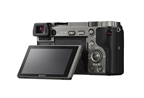 Sony Alpha a6000 Mirrorless Digital Camera with 16-50mm Lens, Graphite (ILCE-6000L/H) (Renewed)