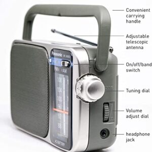 Panasonic RF-2400 AM/FM Radio, Silver