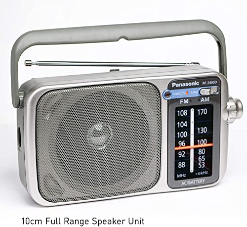 Panasonic RF-2400 AM/FM Radio, Silver