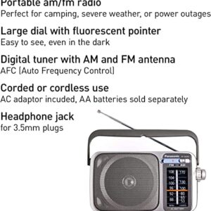 Panasonic RF-2400 AM/FM Radio, Silver