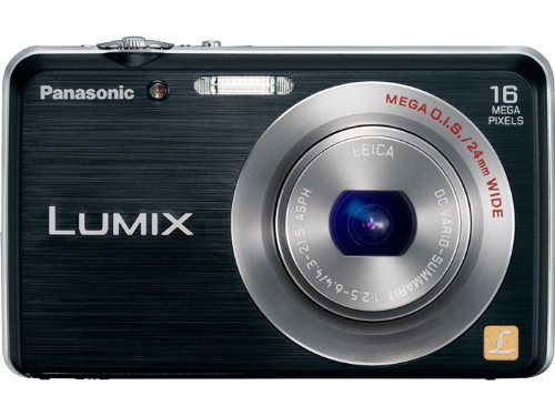 Panasonic Lumix DMC FH-8 16.1 MP Digital Camera with 5x Wide Angle Optical Image Stabilized Zoom (Black)