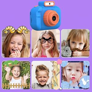 4800W Front and Rear 1080P HD Children's Digital Came-ra Video and Games with Flashlight 800mah Battery Portable Mini Digital Camera for Children