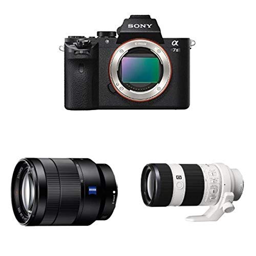 Sony Alpha a7 II Mirrorless Digital Camera w Sony FE 24-70mm F/4 ZA and Sony FE 70-200mm F4G OSS Lens Bundle