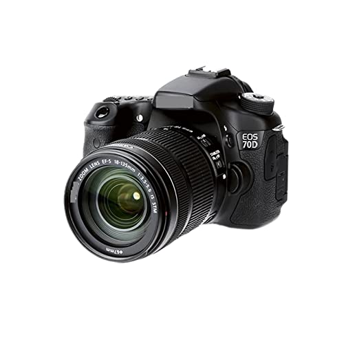 Camera 70D DSLR Camera with Canon 18-135mm Lens Digital Camera (Color : with 18-135mm Lens)