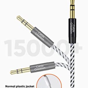 3.5mm Headphone Extension Cable, CableCreation 3.5mm Male to Female Stereo Audio Cable for Phones, Headphones, Speakers, Tablets, PCs, MP3 Players and More, (10ft/3m)