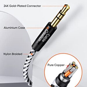 3.5mm Headphone Extension Cable, CableCreation 3.5mm Male to Female Stereo Audio Cable for Phones, Headphones, Speakers, Tablets, PCs, MP3 Players and More, (10ft/3m)