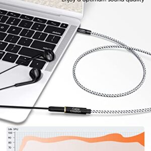 3.5mm Headphone Extension Cable, CableCreation 3.5mm Male to Female Stereo Audio Cable for Phones, Headphones, Speakers, Tablets, PCs, MP3 Players and More, (10ft/3m)