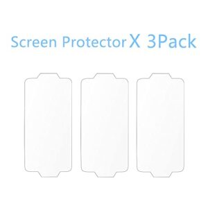 Aemus (3Pack) Compatible with Bandai Vital Bracelet BE Screen Protector For Digital Monster Digivice BE -VV- Protective Film HD Clear TPU Film