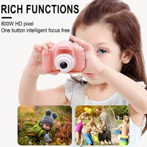 Digital Camera for Kids, Full Color 2.0" LCD Display Mini Camera HD 8 Megapixel Children's Sports Camera, with 32GB SD Card-Blue, Christmas Birthday Gifts for Boys Girls of Age 3-9